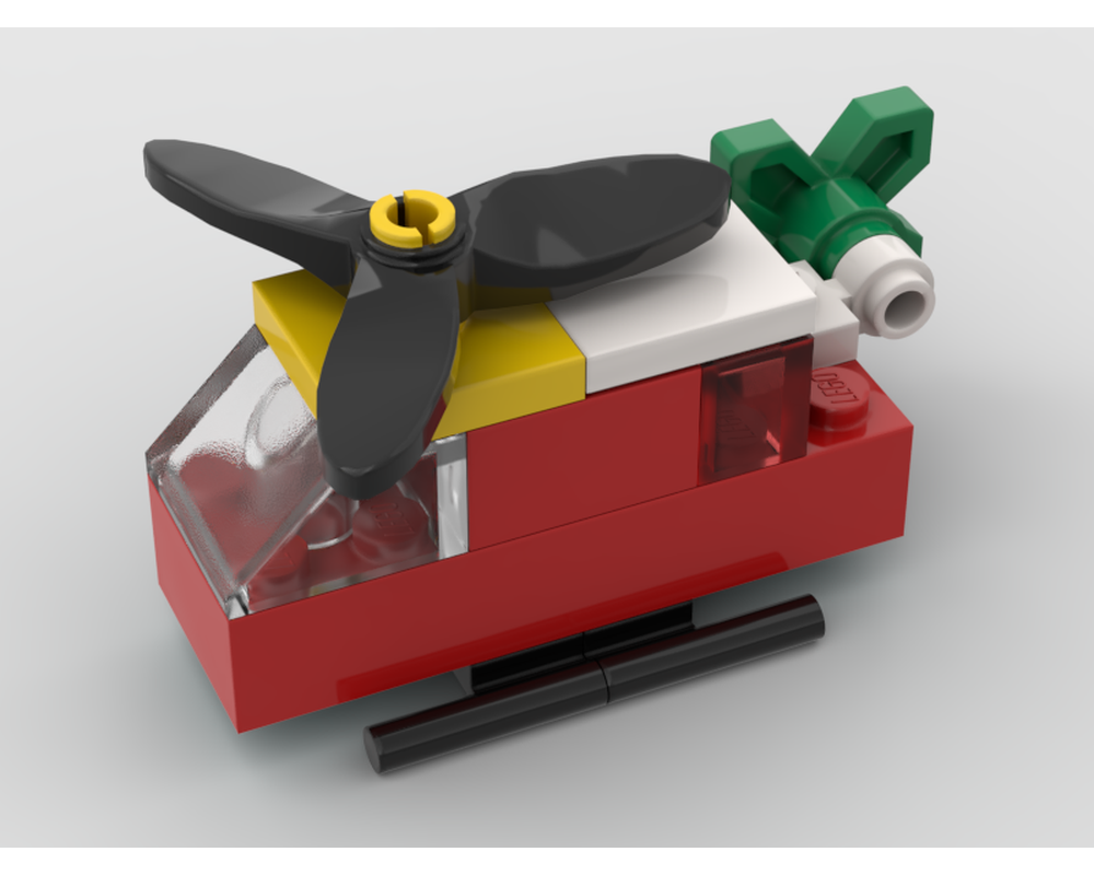 LEGO MOC Nano Helicopter by The0 | Rebrickable - Build with LEGO