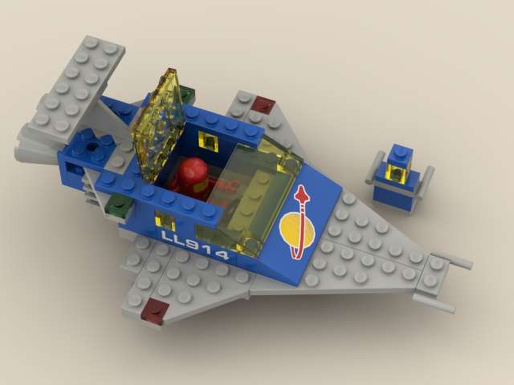 Lego Moc 914 Space Speeder And Droid By Sburvenich Rebrickable