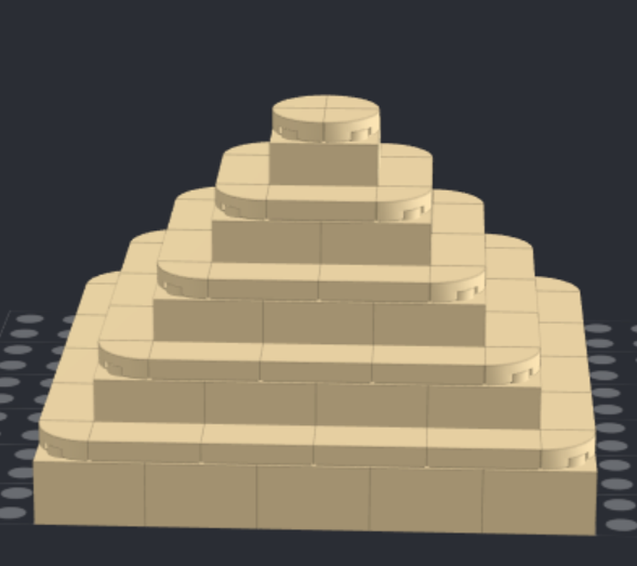 LEGO MOC Lego pyramid by build the brick | Rebrickable - Build with LEGO