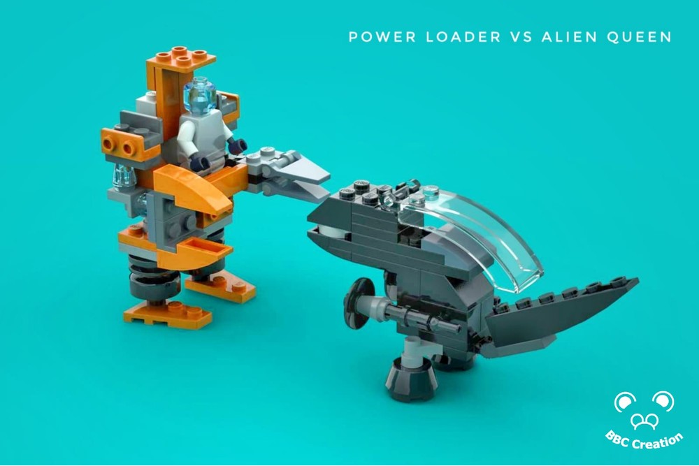 LEGO MOC Alien queen vs power loader by bbchai | Rebrickable - Build ...