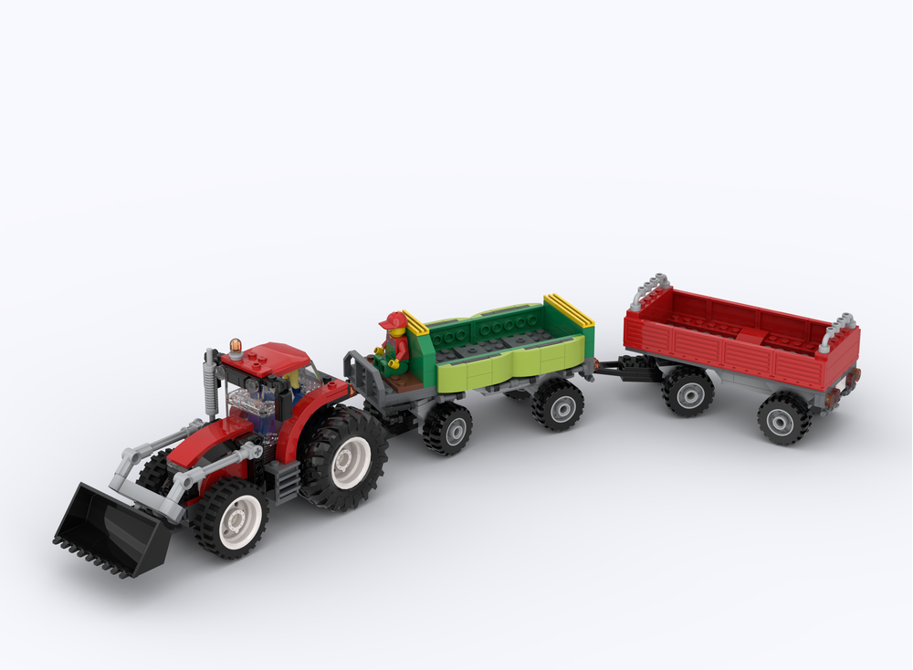 LEGO MOC Farming Trailers by revilor | Rebrickable - Build with LEGO