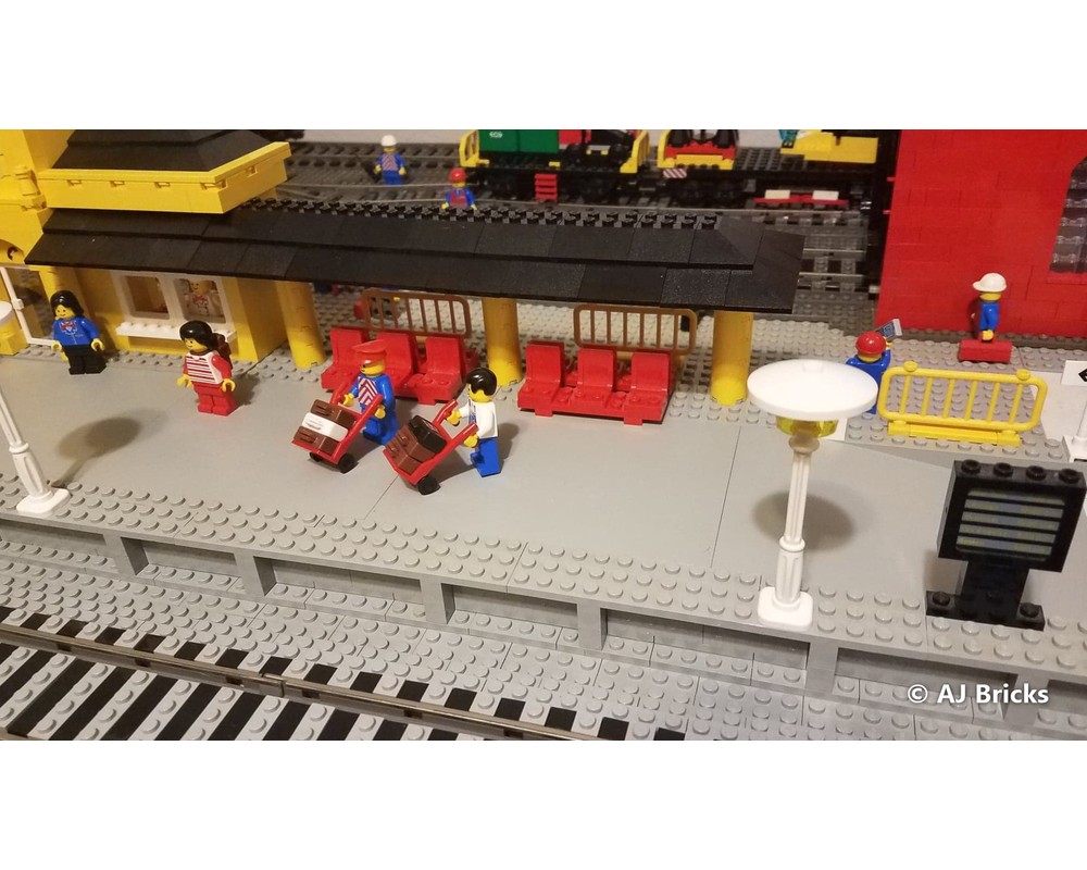 LEGO MOC 4554 Metro Station Platform Extension by ajbricks ...