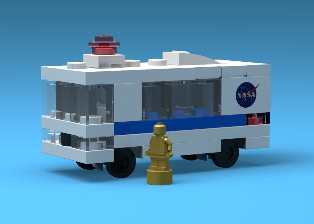 LEGO MOC 1:110 Apollo-Era Astronaut Van by TheMatador | Rebrickable ...