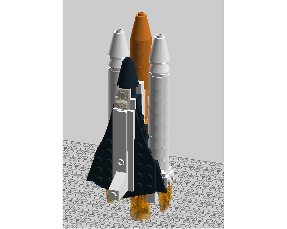 LEGO MOC Mini Space Shuttle by Dusty369 | Rebrickable - Build with LEGO