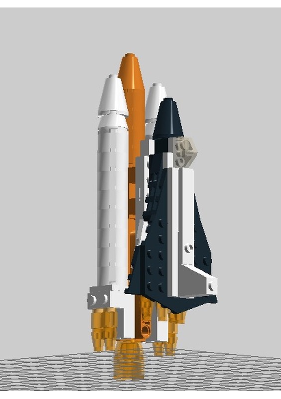 LEGO MOC Mini Space Shuttle by Dusty369 | Rebrickable - Build with LEGO