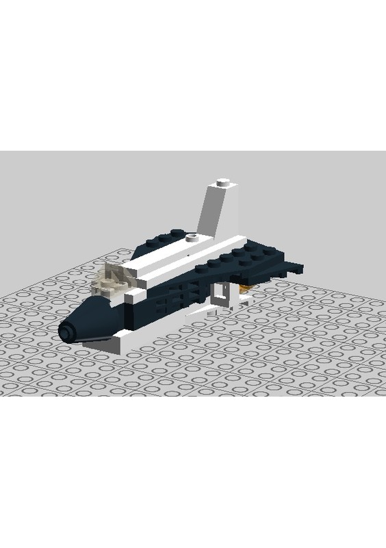 LEGO MOC Mini Space Shuttle by Dusty369 | Rebrickable - Build with LEGO