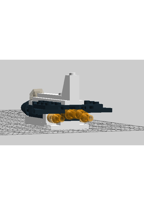 LEGO MOC Mini Space Shuttle by Dusty369 | Rebrickable - Build with LEGO
