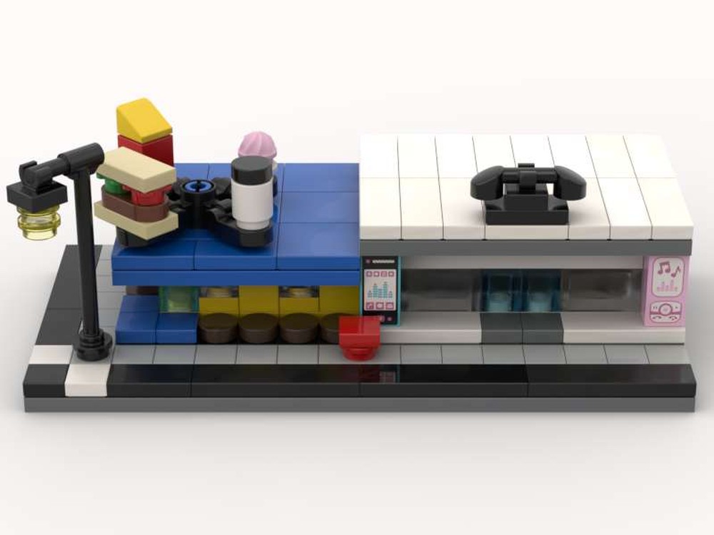 Lego Moc Modular Shops 7 By Meregt Rebrickable Build With Lego