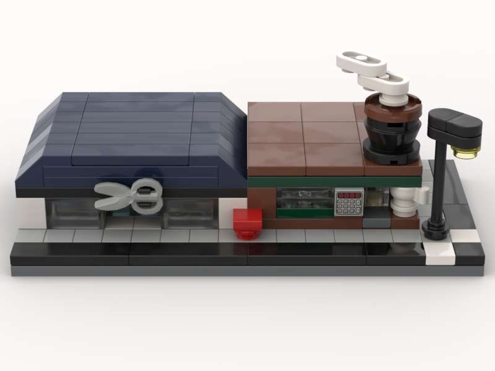 Lego Moc Modular Shops 8 By Meregt Rebrickable Build With Lego