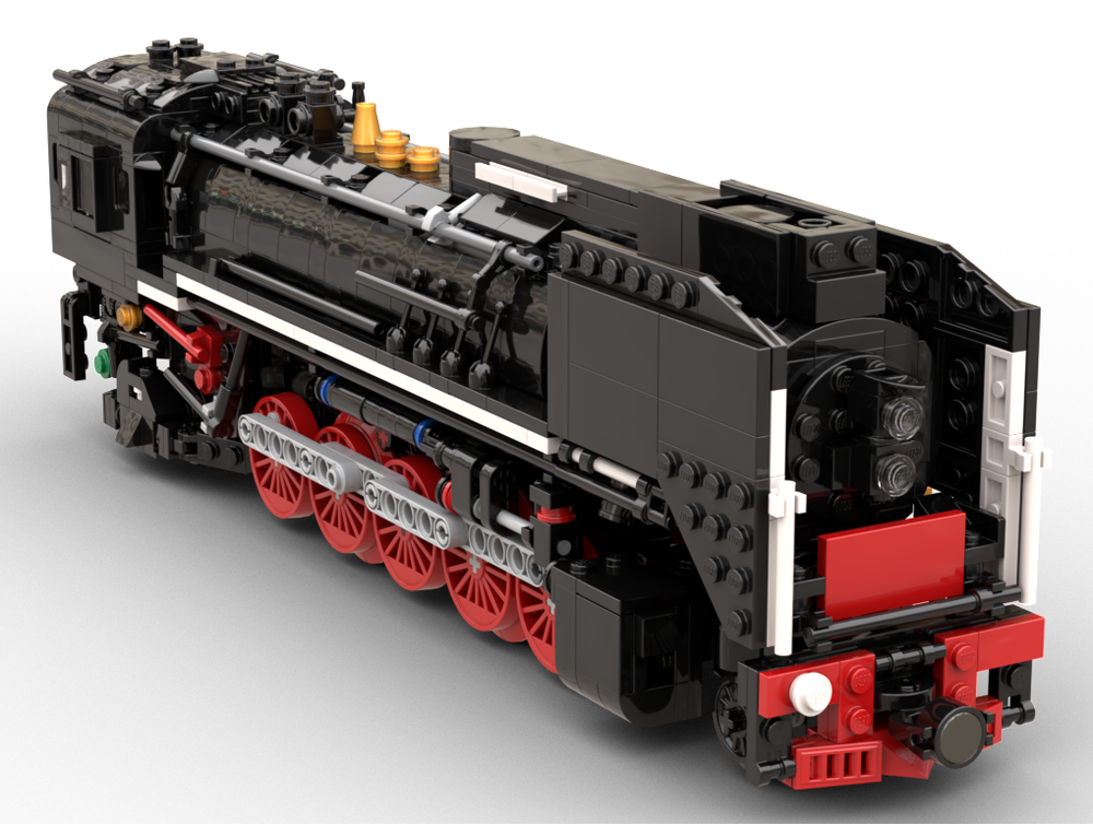 LEGO MOC-67175 1:48 China Railways QJ Class 2-10-2 v3 (Power Functions ...