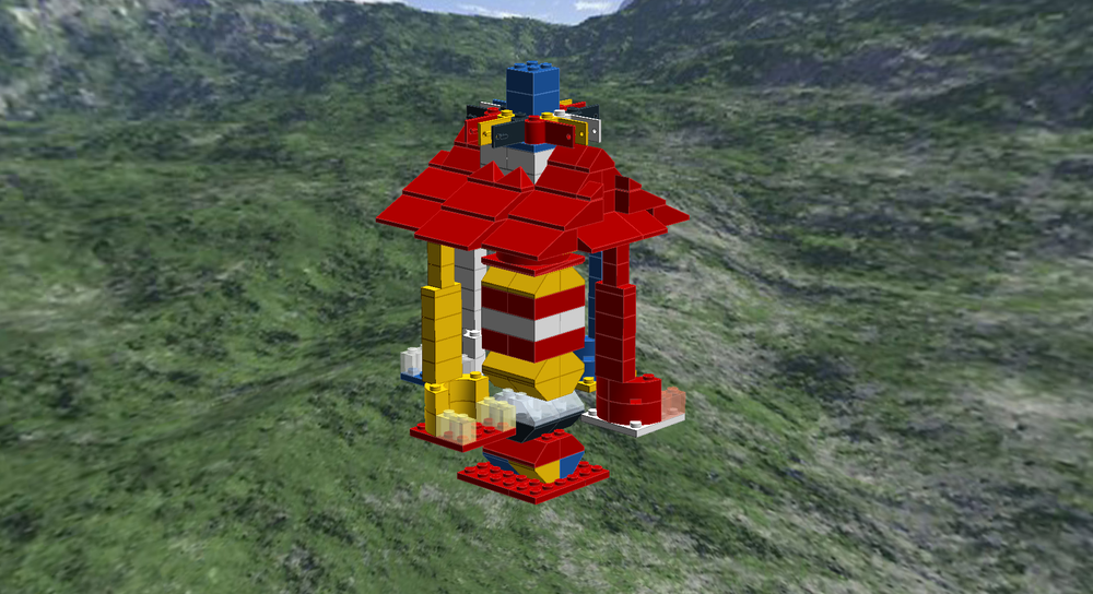 Lego Moc Merry Go Around By Lego Missy Rebrickable Build With Lego