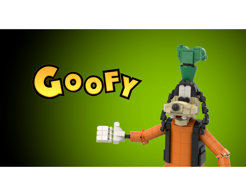 LEGO MOC Goofy Figure MOC by YBF | Rebrickable - Build with LEGO
