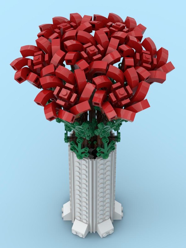LEGO MOC Small Bouquet of Roses by Ben_Stephenson | Rebrickable - Build ...