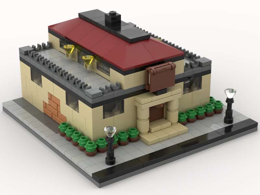 Lego Moc Modular Library 1 By Meregt Rebrickable Build With Lego