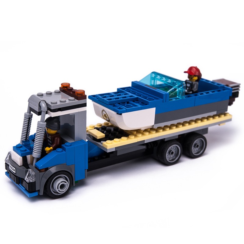 LEGO MOC 60244 Police Boat by Keep On Bricking | Rebrickable - Build ...