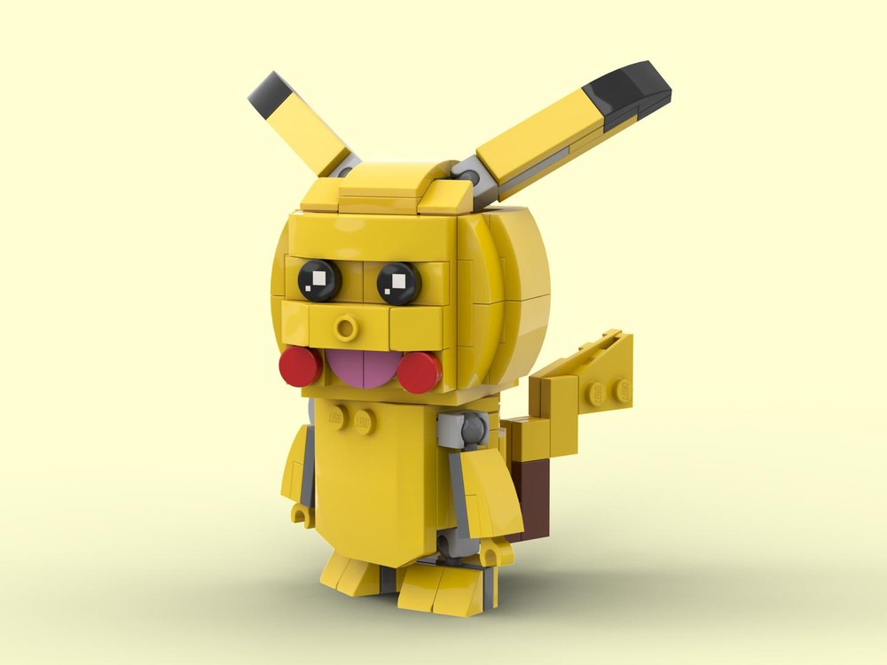 LEGO MOC Pikachu by Mith77 | Rebrickable - Build with LEGO