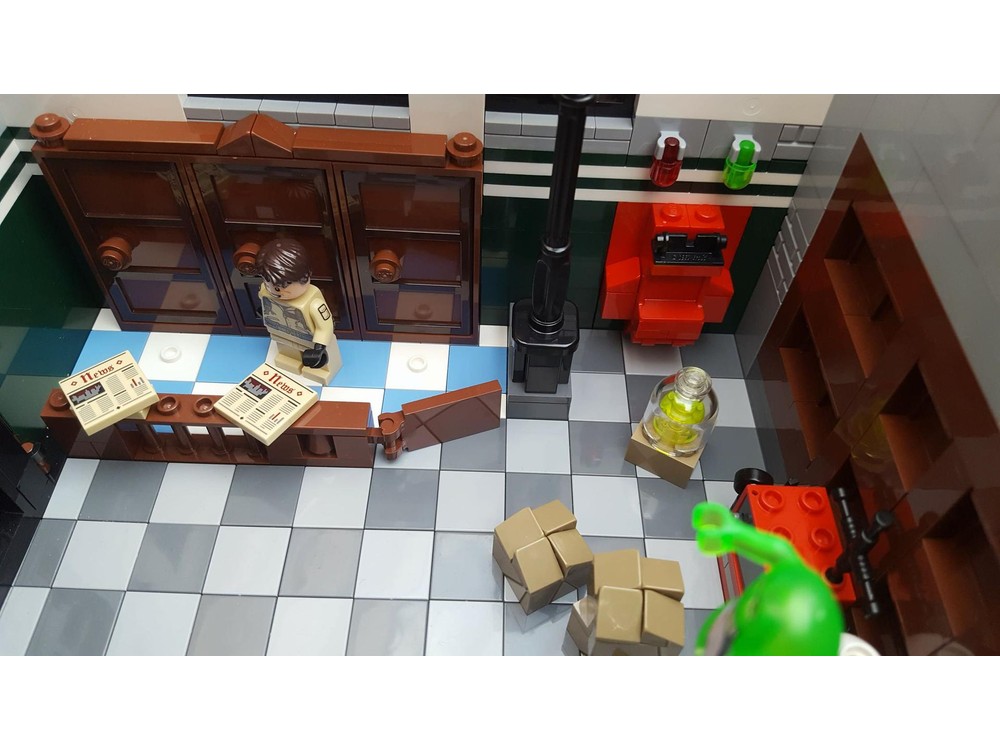 LEGO MOC Ghostbusters Headquarters Modular Modification by Scaramanga ...