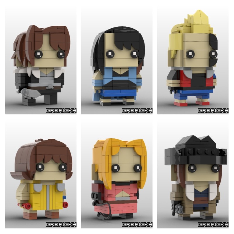LEGO MOC-67323 FFVIII Brickheadz Complete Collection by DrBrickheadz ...