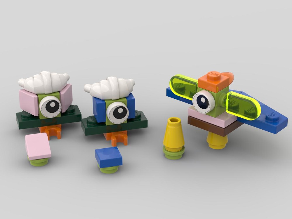 LEGO MOC Micro Monsters Family by SecondMagicColor | Rebrickable ...