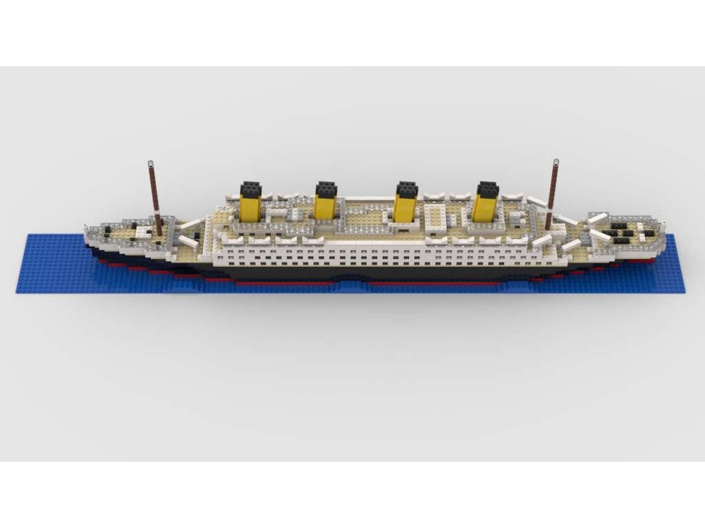 LEGO MOC RMS Titanic (based on the Nanoblock design) by jamiehall ...
