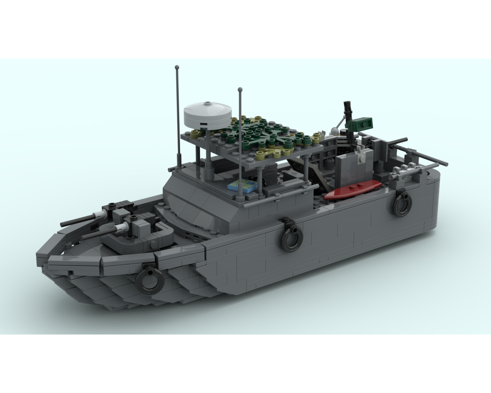 LEGO MOC Patrol Boat River PBR by smigge | Rebrickable - Build with LEGO