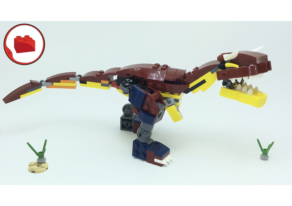 LEGO MOC Carnotaurus Dinosaur - Lego Creator 31102 set by Bricks Ideas ...