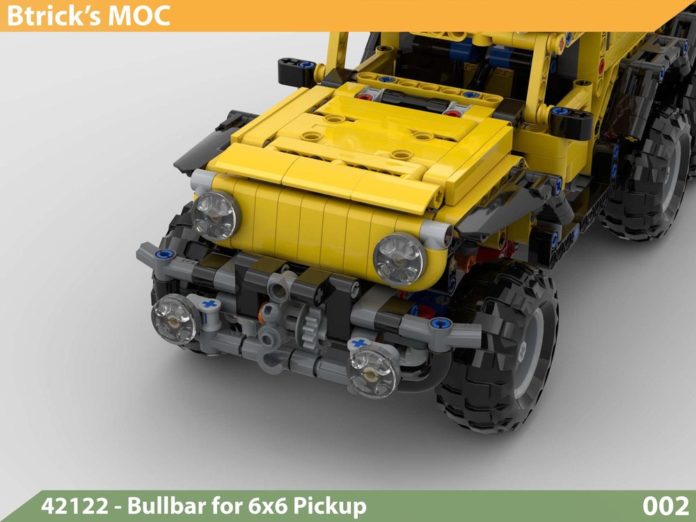LEGO MOC-67466 42122 Bullbar for 6x6 Pickup by Btrick | Rebrickable ...