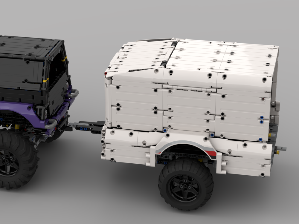 Lego Moc Offroad Trailer By Theoderic Rebrickable Build With Lego
