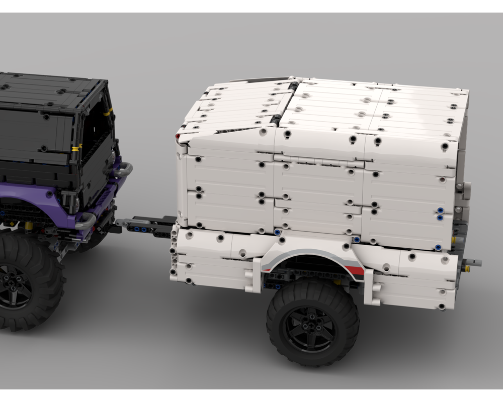 LEGO MOC Offroad Trailer by Theoderic | Rebrickable - Build with LEGO