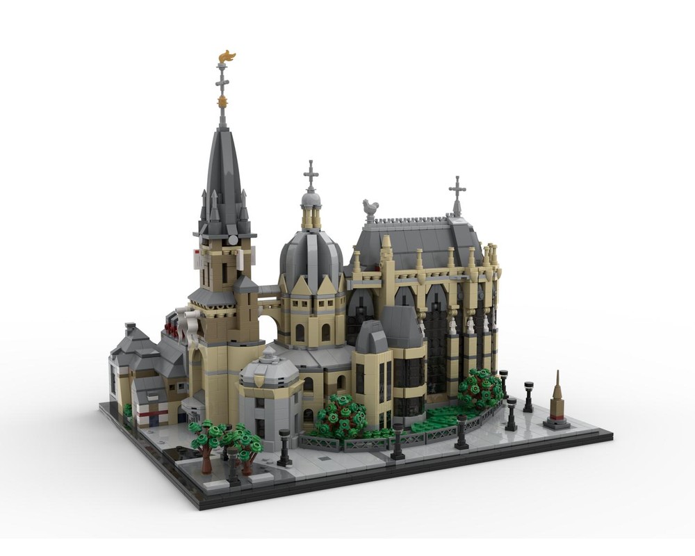 LEGO MOC Aachen cathedral by Pizzasemmel | Rebrickable - Build with LEGO