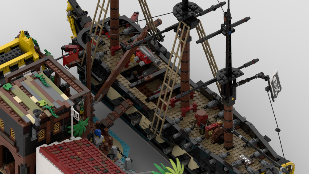 LEGO MOC Barracuda Bay - Dock and Tavern by BigCoconut | Rebrickable ...