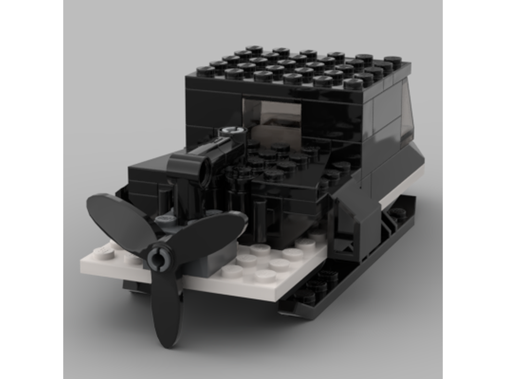 LEGO MOC Snowmobile by The0 | Rebrickable - Build with LEGO