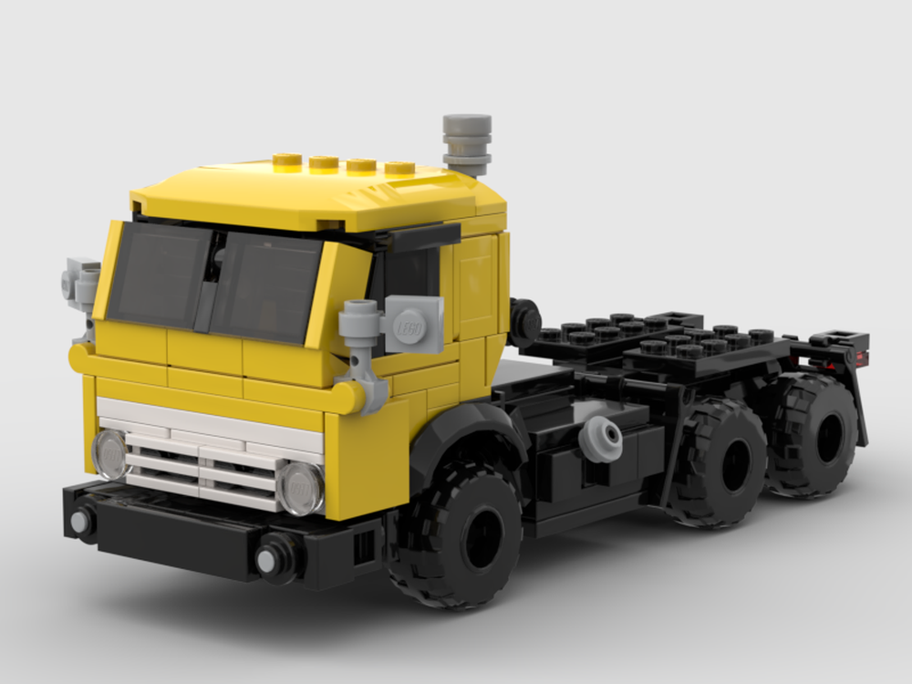 LEGO MOC KAMAZ Russian Truck by danyadoingstuff | Rebrickable - Build ...