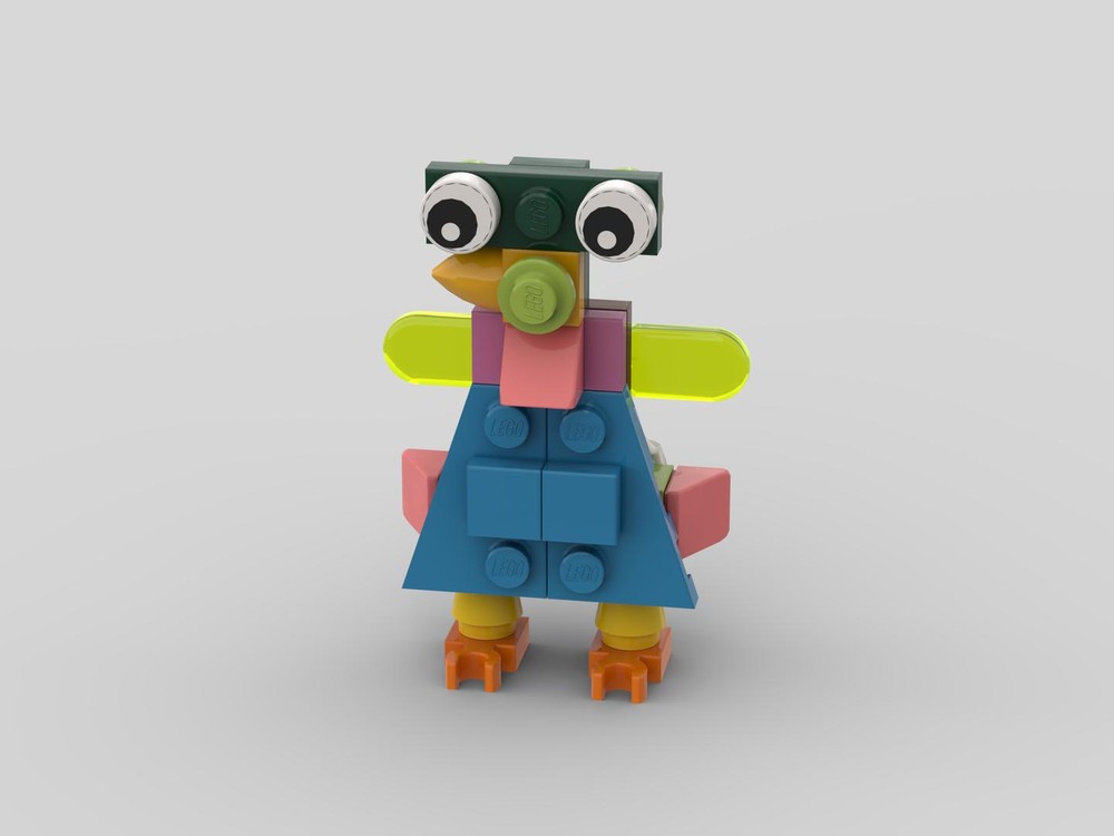 LEGO MOC Funky Bird by SecondMagicColor | Rebrickable - Build with LEGO