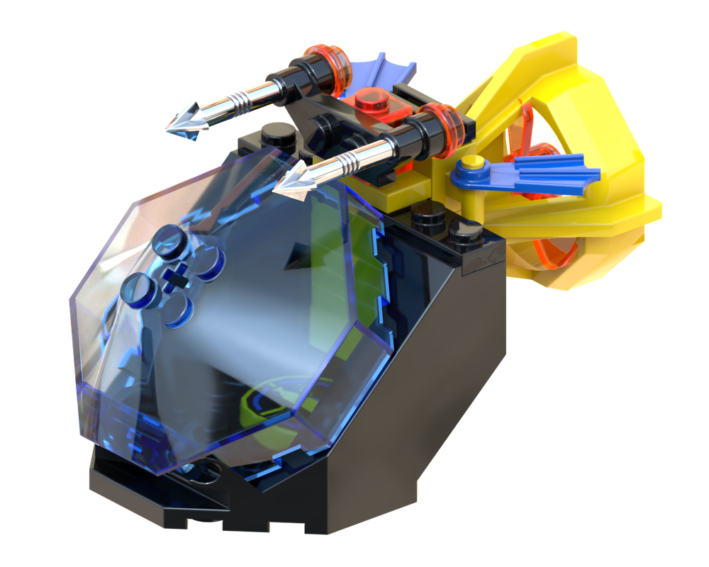 LEGO MOC Aqua - Solo Sub by Brick_Daniel | Rebrickable - Build with LEGO