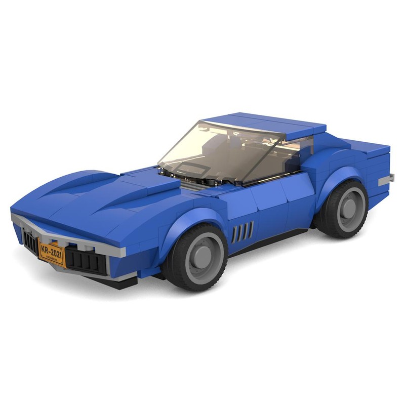 LEGO MOC American Sports Car No1 by klara_mocs | Rebrickable - Build ...