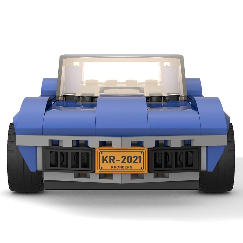 LEGO MOC American Sports Car No1 by klara_mocs | Rebrickable - Build ...