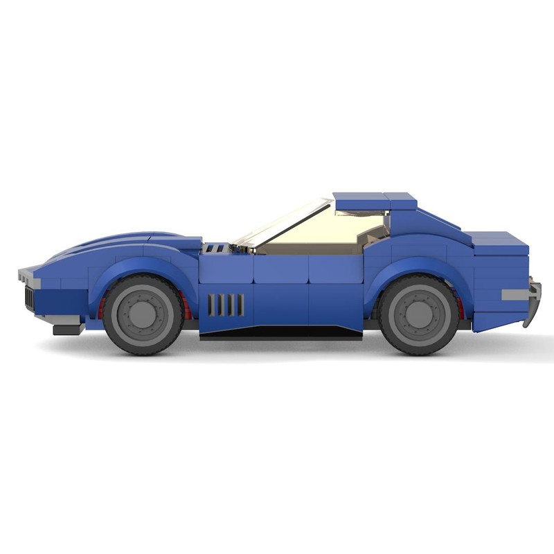LEGO MOC American Sports Car No1 by klara_mocs | Rebrickable - Build ...