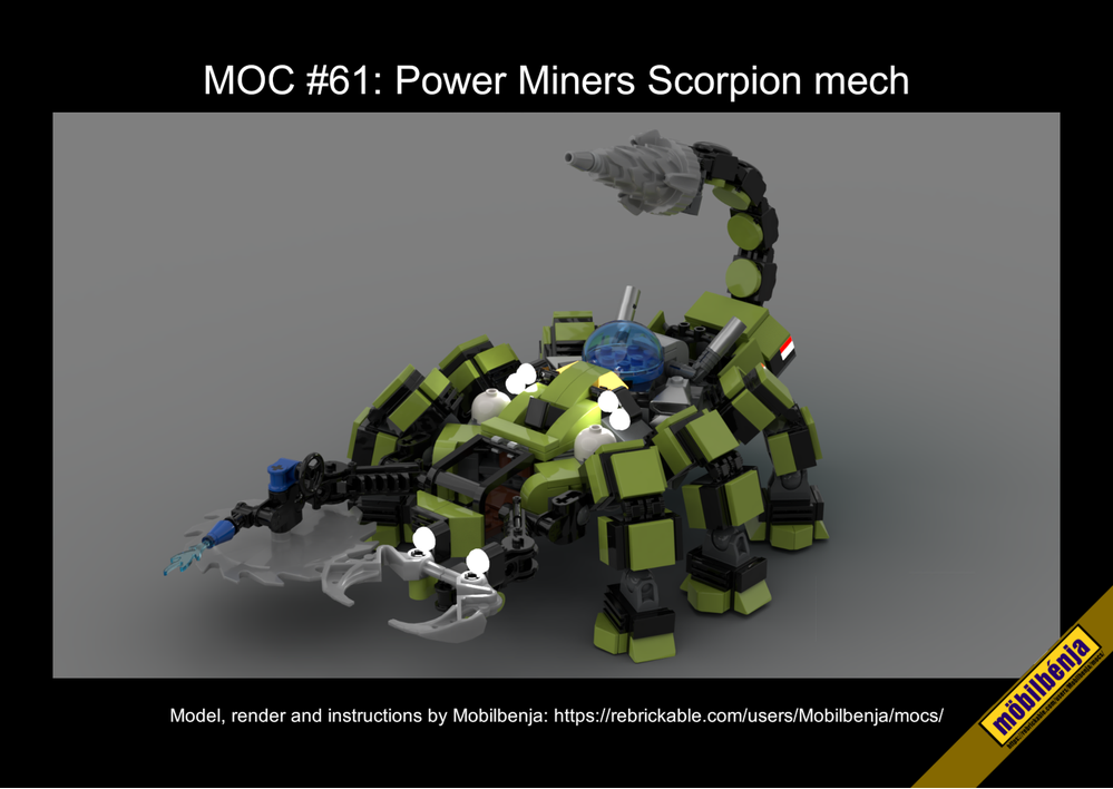 LEGO MOC Scorpion mech by Mobilox | Rebrickable - Build with LEGO