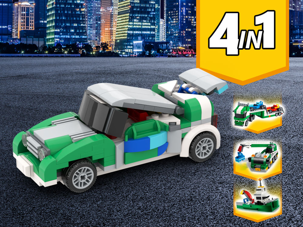 Lego Moc 31113 Muscle Car Alternative Build By Gabizon Rebrickable
