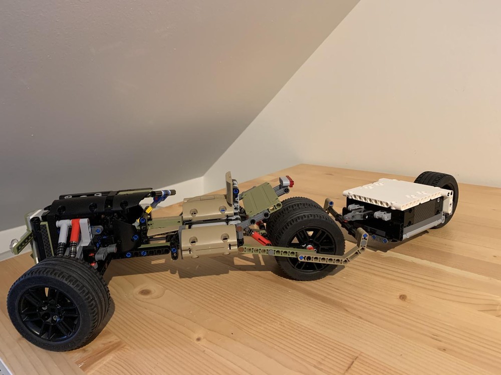 LEGO MOC Three wheel motor cycle with trailer by GaitQuebec ...