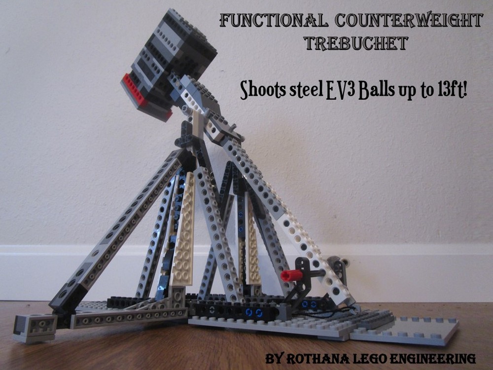 LEGO MOC Functional Counterweight Trebuchet by Nilsson LEGO Engineering ...