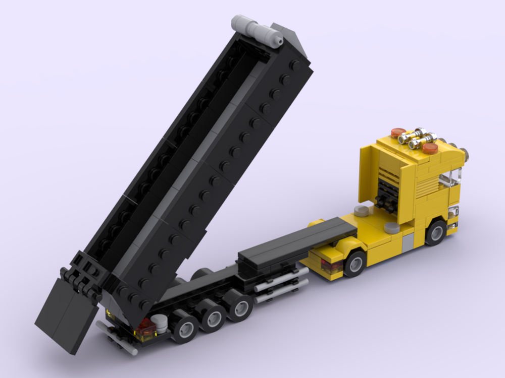 LEGO MOC MAN TGX Tipper by Brickin Tom | Rebrickable - Build with LEGO