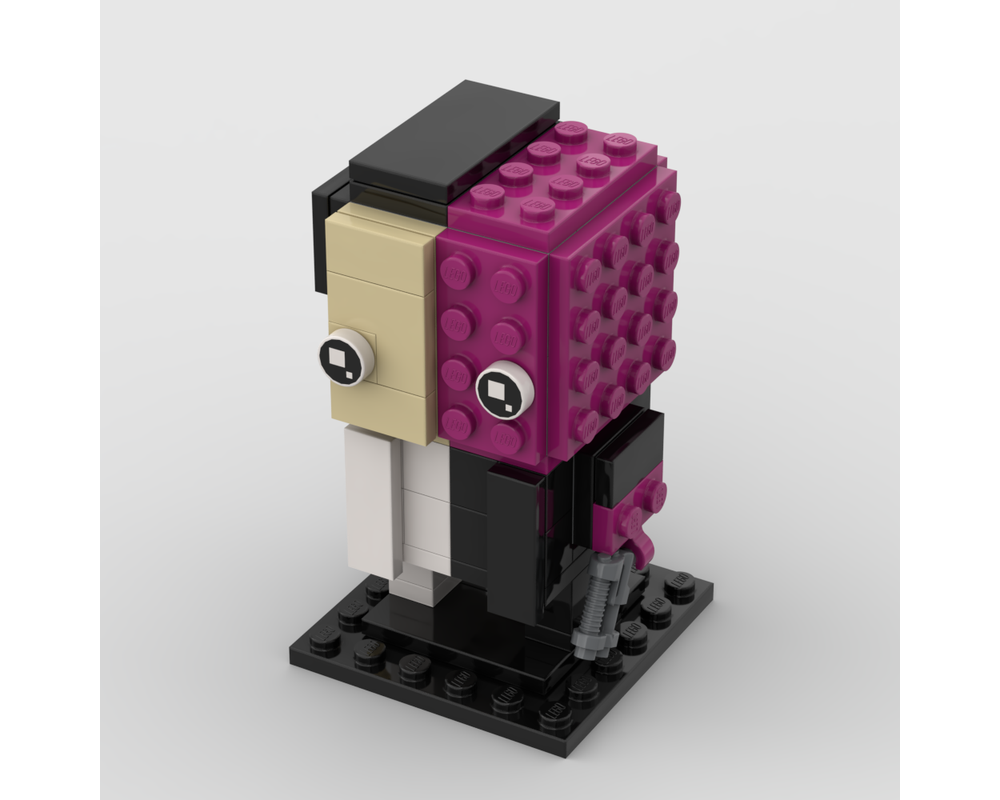LEGO MOC BrickHeadz Two-Face by legoheroez | Rebrickable - Build with LEGO