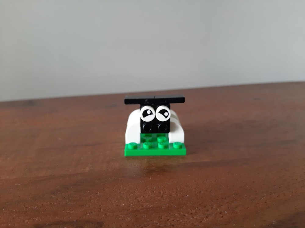 LEGO MOC Simple Sheep by karinmij | Rebrickable - Build with LEGO