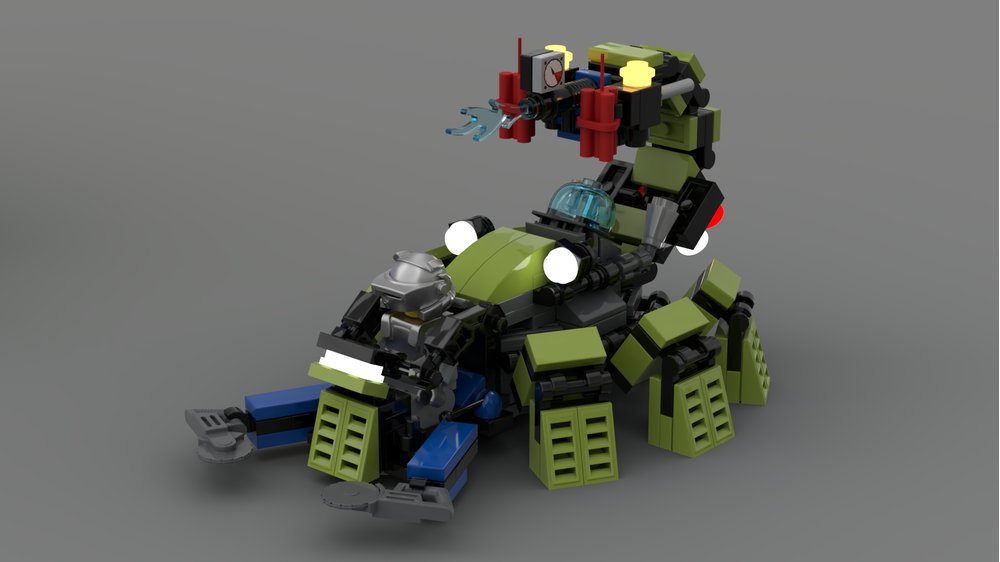 LEGO MOC Power Miners — Crystal Golem fight by Mobilox Studios ...