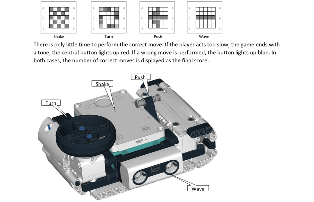 LEGO MOC BopIt-Inventor - Reaction game based on Mindstorms Robot ...