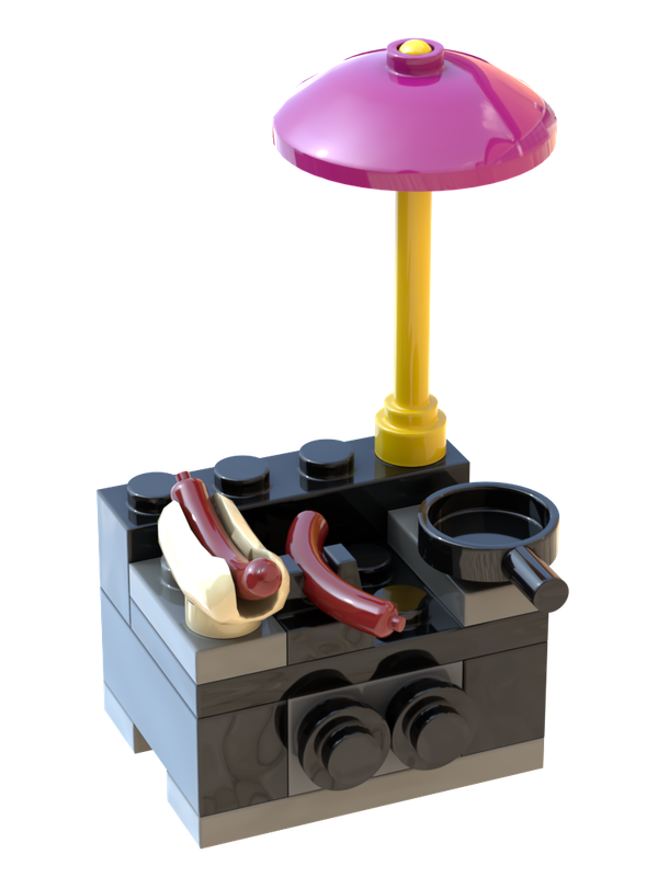 LEGO MOC Barbecue by Brick_Daniel | Rebrickable - Build with LEGO