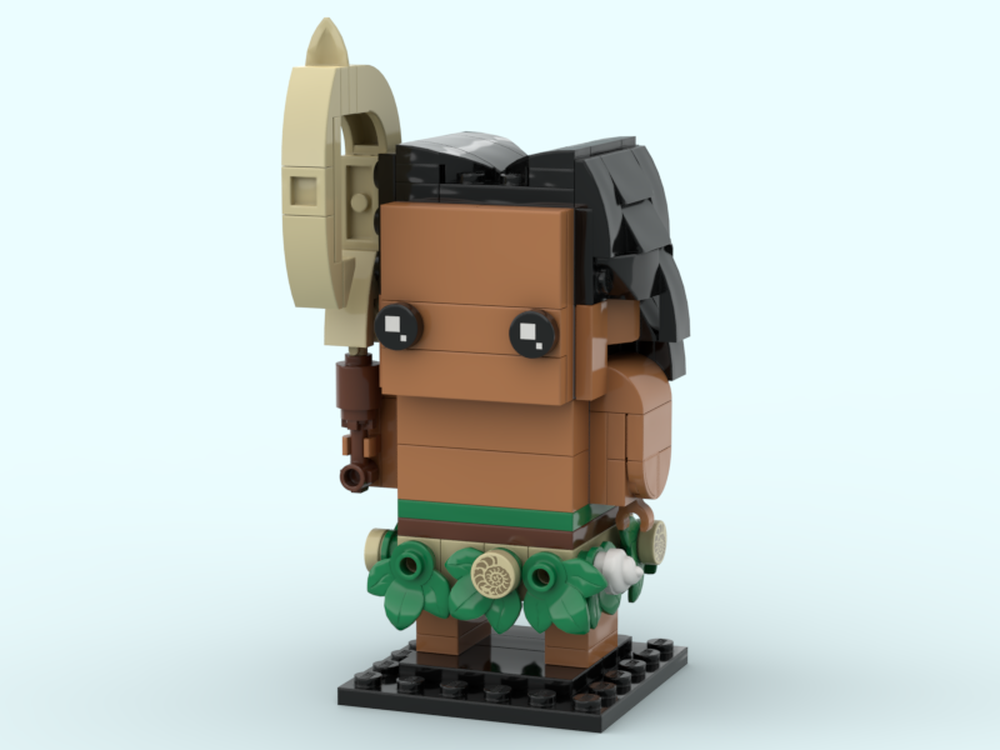 LEGO MOC Maui Brickheadz by Trex2020 | Rebrickable - Build with LEGO