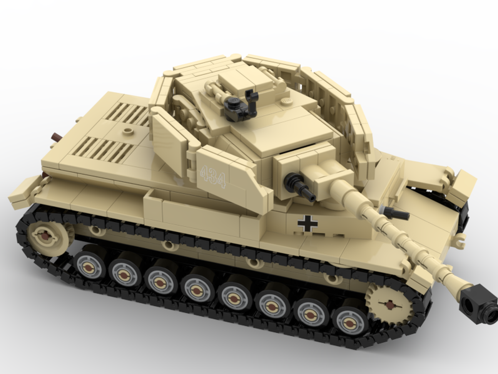 LEGO MOC Panzer IV Ausf G tank by gunsofbrickston | Rebrickable - Build ...